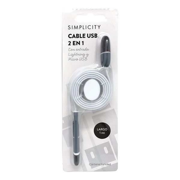 Cable Type C Simplicity Rainbow X 1 M Farmacityar