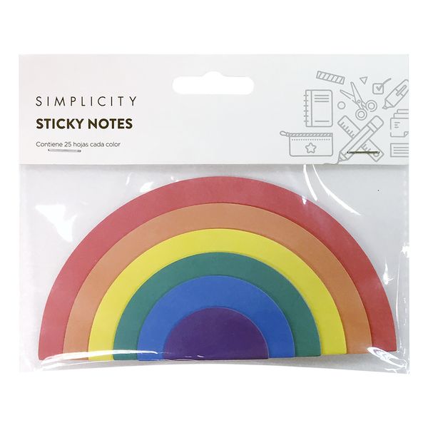 Set Simplicity Sticky Notas Adhesivas Con Tapa Farmacityar