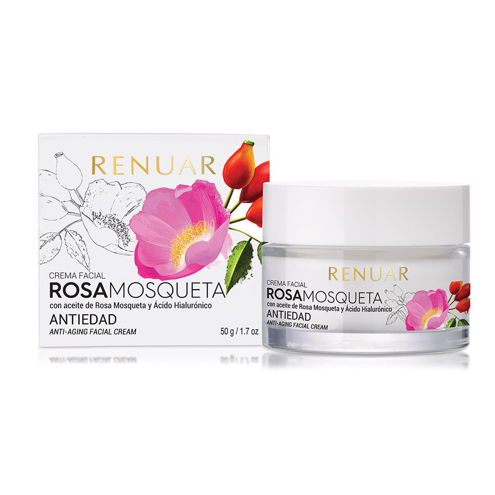Crema Facial Renuar Anti-Age Rosa Mosqueta x 50 g - farmacityar