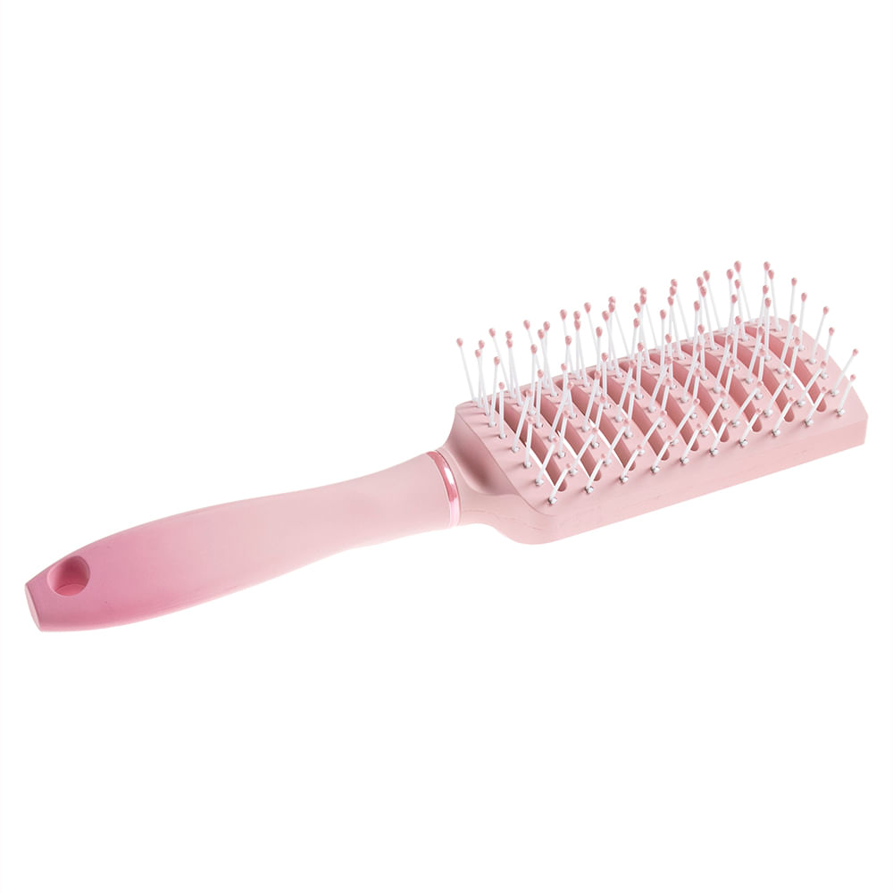 Cepillo de Cabello Studio 9 Rectangular Rosa Pastel - farmacityar