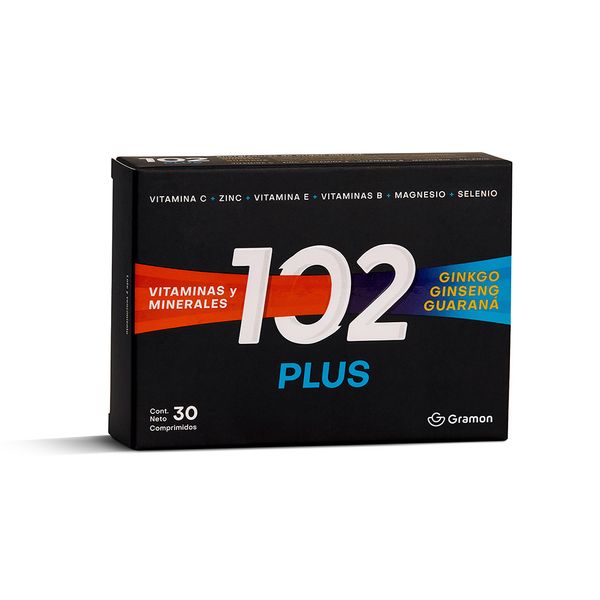 Suplemento Dietario 102 Plus x 30 comprimidos - farmacityar