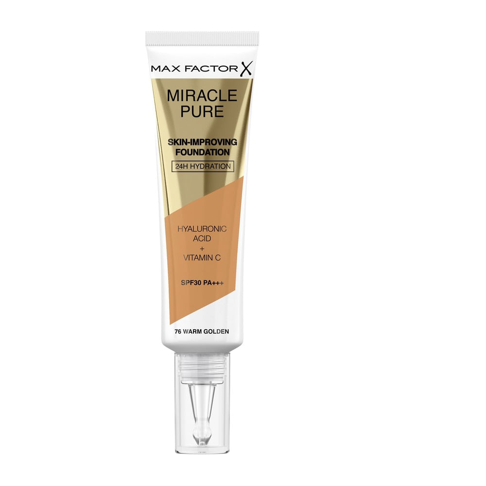 Base de Maquillaje Max Factor Miracle Pure Foundation SPF30 x 30 ml ...