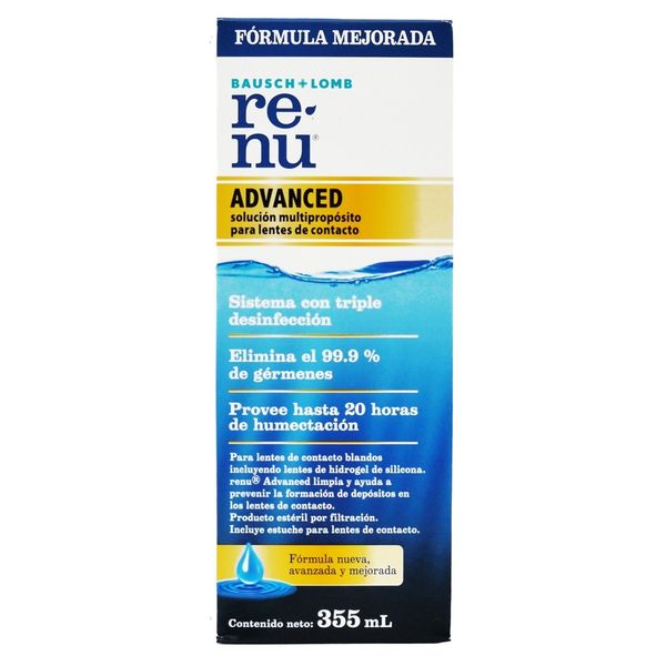 Solución para Lentes de Contacto Renu Advanced x 355 ml - farmacityar
