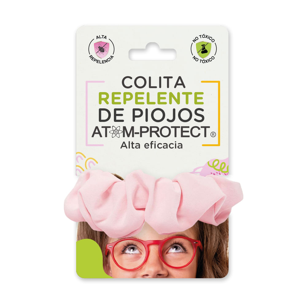 Colita Atomprotect Repelente de Piojos Rosa - farmacityar
