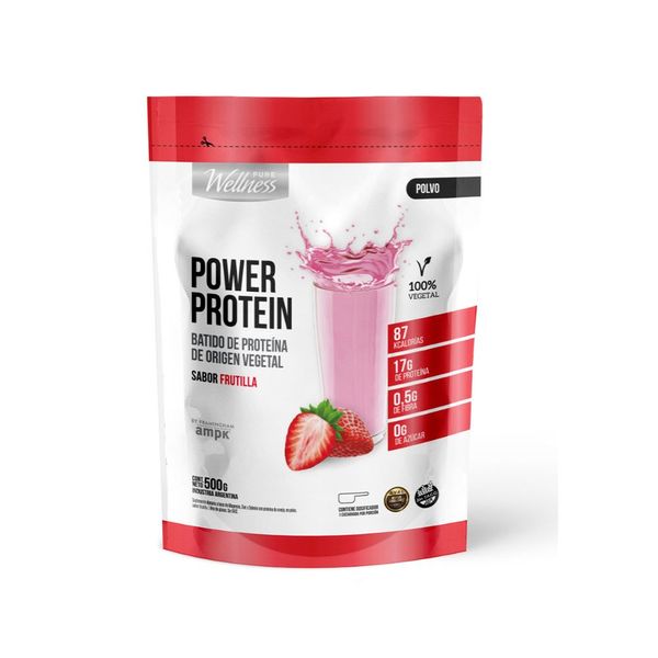 Suplemento Dietario Pure Wellness Power Protein sabor Frutilla x 500 g ...