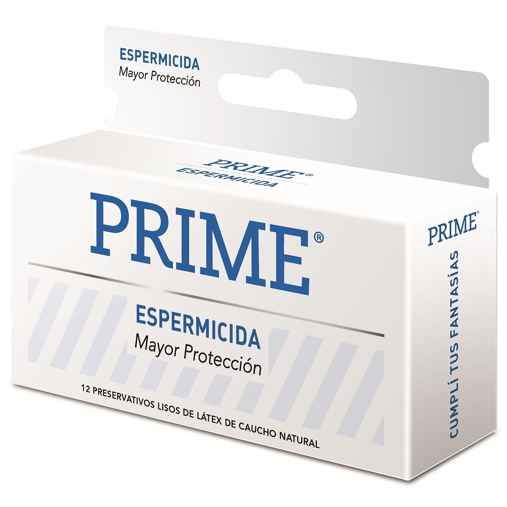 Preservativo de Látex Prime Espermicida x 12 un - farmacityar