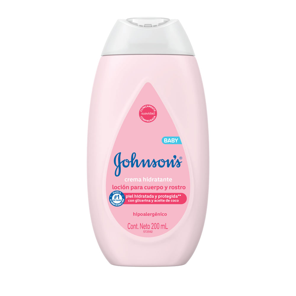 Crema Corporal Johnson's Baby Rosa x 200 ml - farmacityar