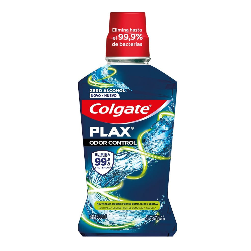Enjuague Bucal Colgate Plax Odor Control x 500 ml - farmacityar