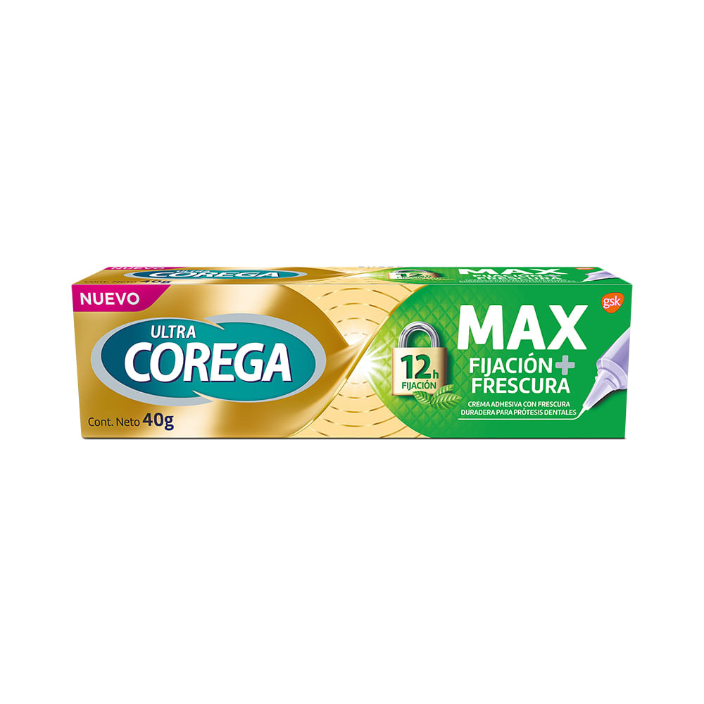Crema Adhesiva Ultra Corega Max Menta x 40 g - farmacityar