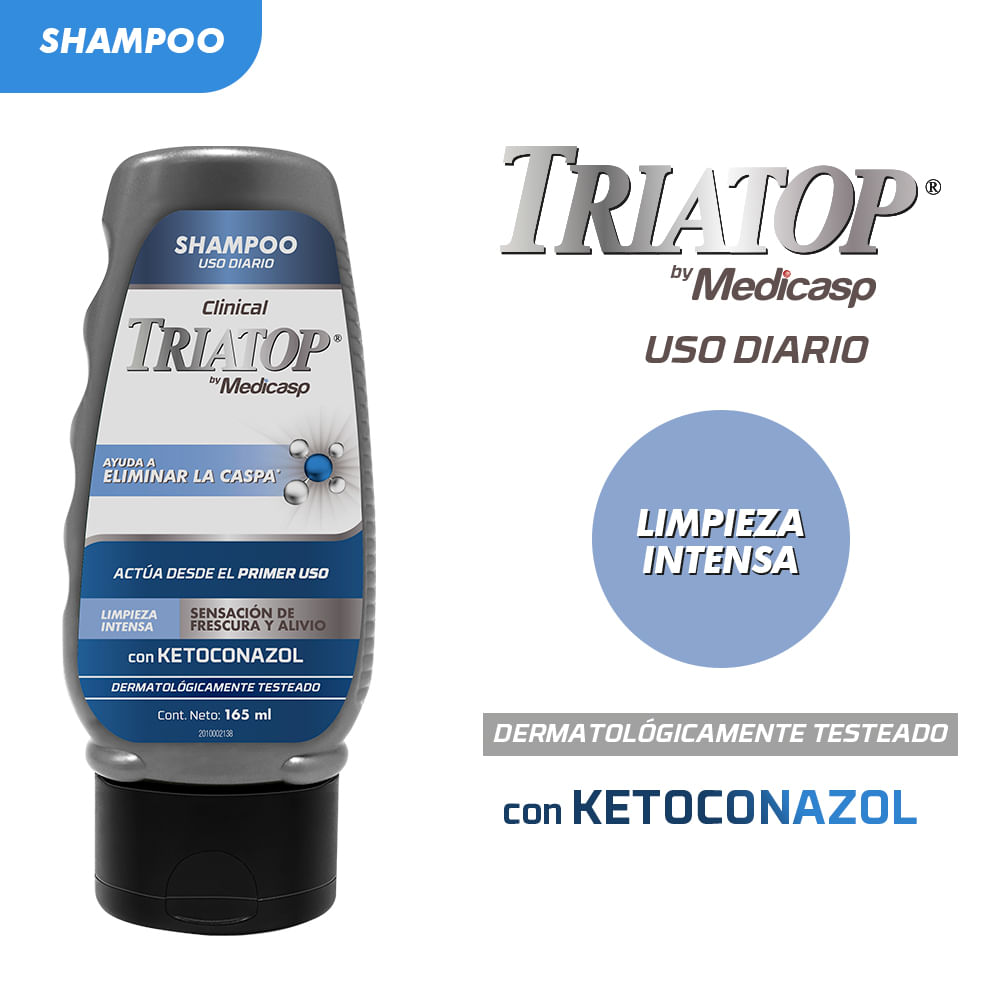 Shampoo Triatop Clinical x 165 ml - farmacityar