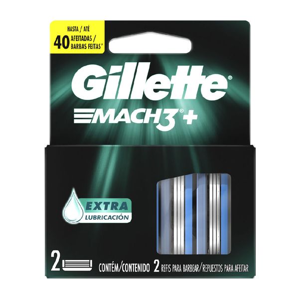 Máquina de Afeitar Gillette Mach3 Carbón x 2 un - farmacityar