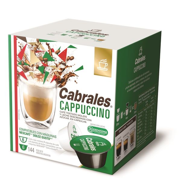 Café en Cápsulas Cabrales Lungo x 12 un - farmacityar