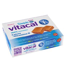 Suplemento Dietario Vitacal Caramelo Masticable Dulce de Leche x 60 un ...