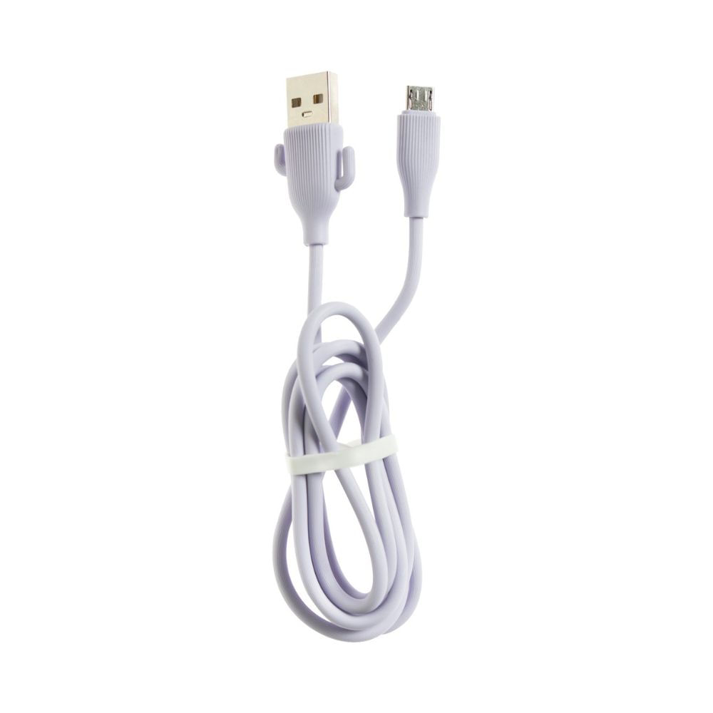 Cable Usb Simplicity Entrada Micro USB Lila - farmacityar